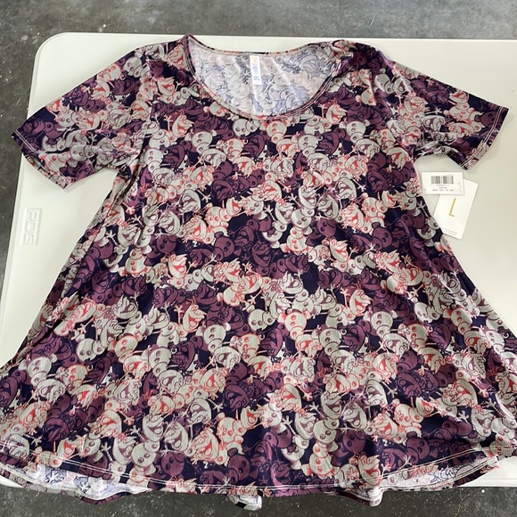 LuLaRoe | Tops | Lularoe Disney Perfect Tee Size Large | Poshmark